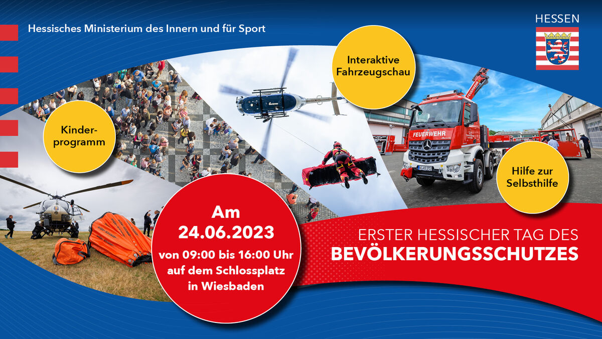 Erster Tag des Bevölkerungsschutzes am 24.06.2023 auf dem Schlossplatz ...